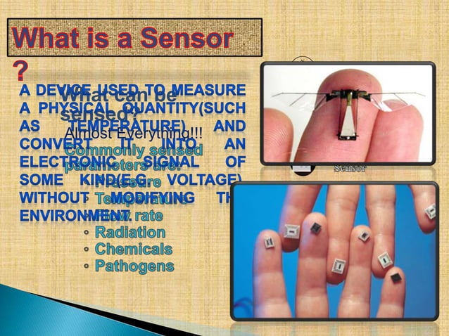 What is sensor | PPT