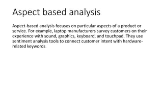 A presentation on Sentiment Analysis.... | PPTX | Artificial Intelligence | Technology & Computing
