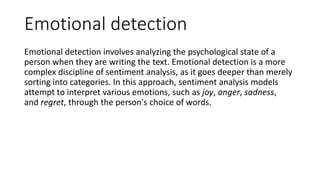 A presentation on Sentiment Analysis.... | PPTX | Artificial ...