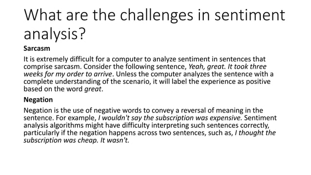 A presentation on Sentiment Analysis.... | PPTX | Artificial ...