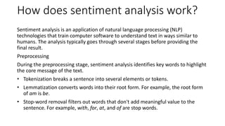 A presentation on Sentiment Analysis.... | PPTX | Artificial ...