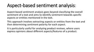 A presentation on Sentiment Analysis.... | PPTX | Artificial Intelligence | Technology & Computing