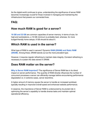 What is Server RAM.pdf