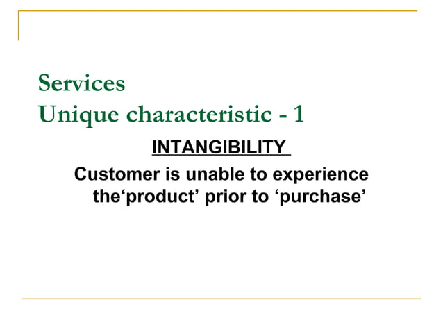 What is service marketing | PPT