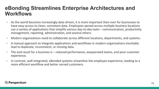 What is ServiceNow eBonding.pptx | Cloud Computing | Internet