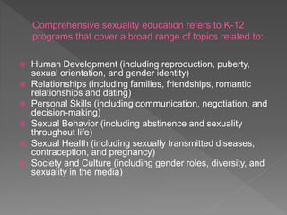 What is sex education | PPTX