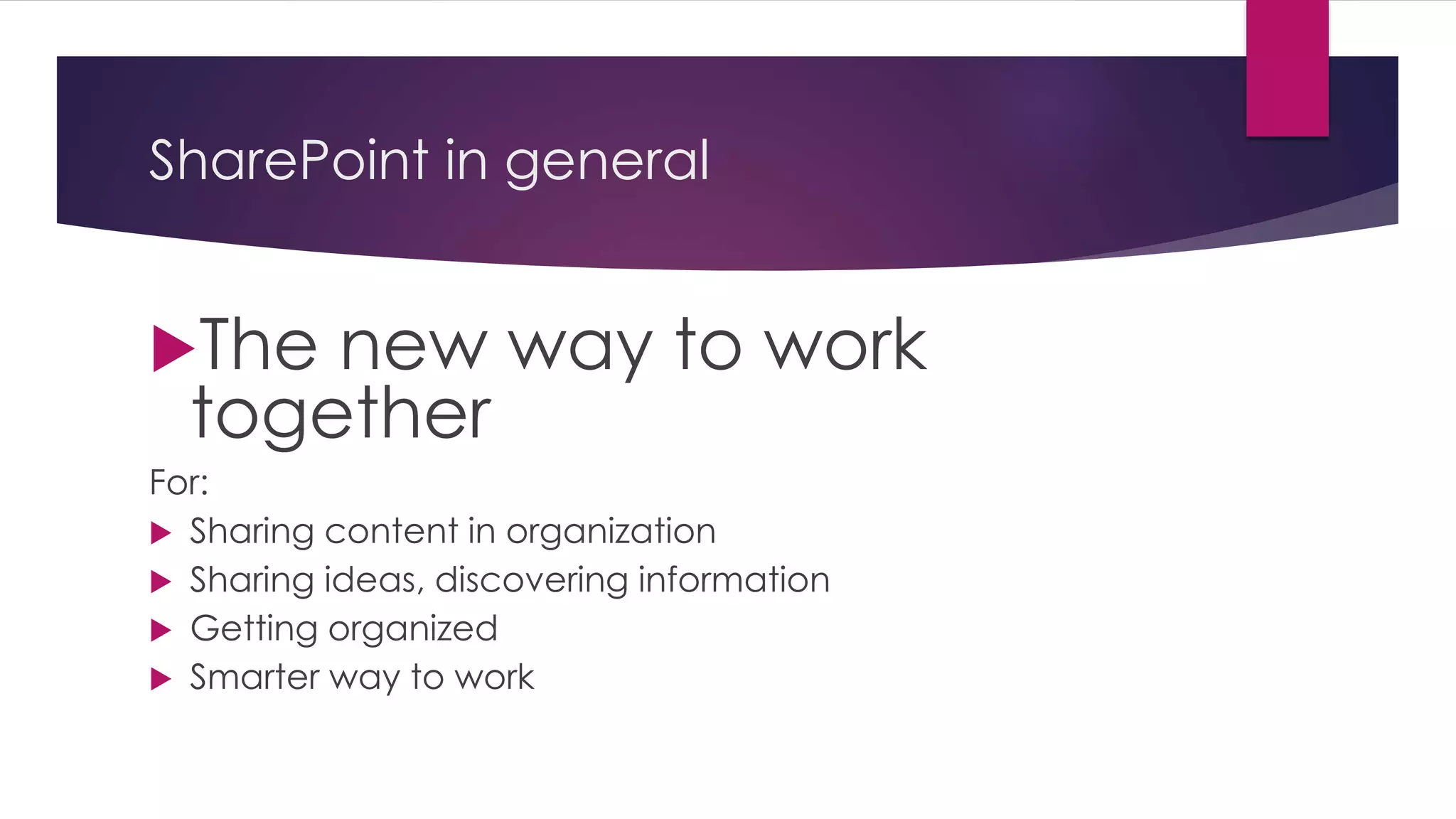 What is SharePoint? | PPTX