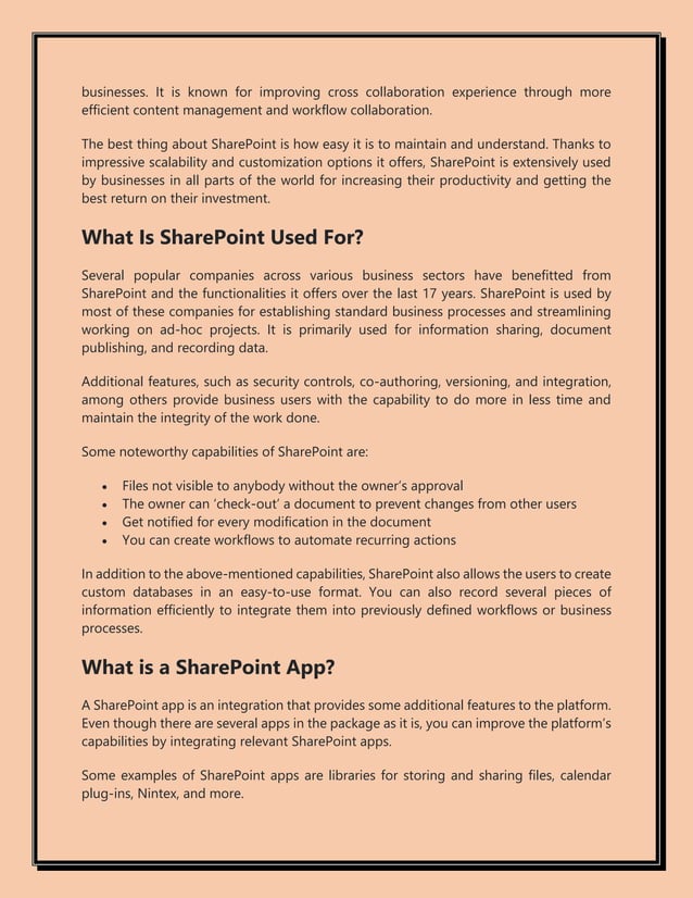 What is SharePoint Guide For Beginners 2022.pdf | Shareware and ...