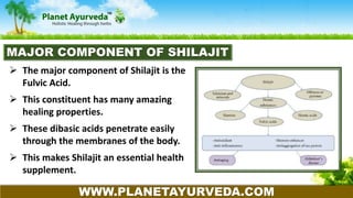 WHAT IS SHILAJIT AND ITS PROPERTIES | PPTX