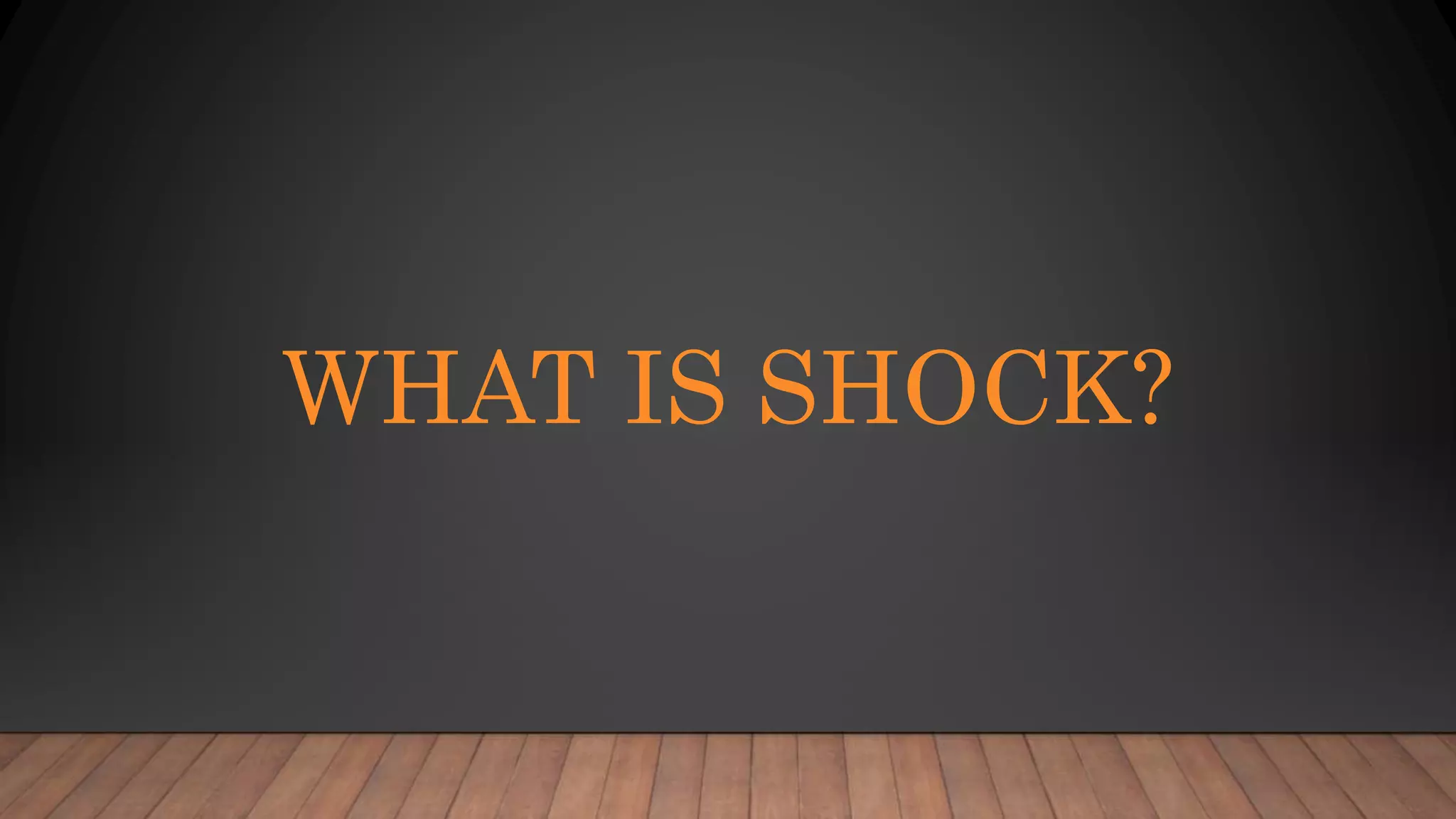 What is shock | PPTX