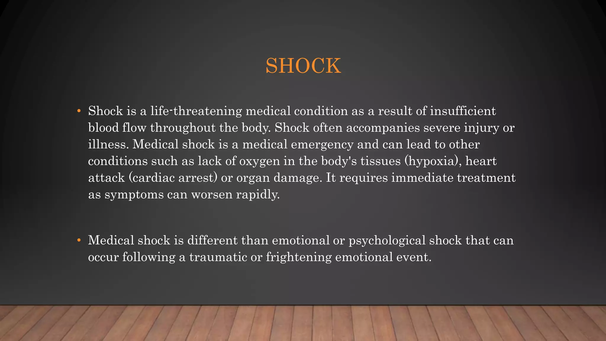 What is shock | PPTX
