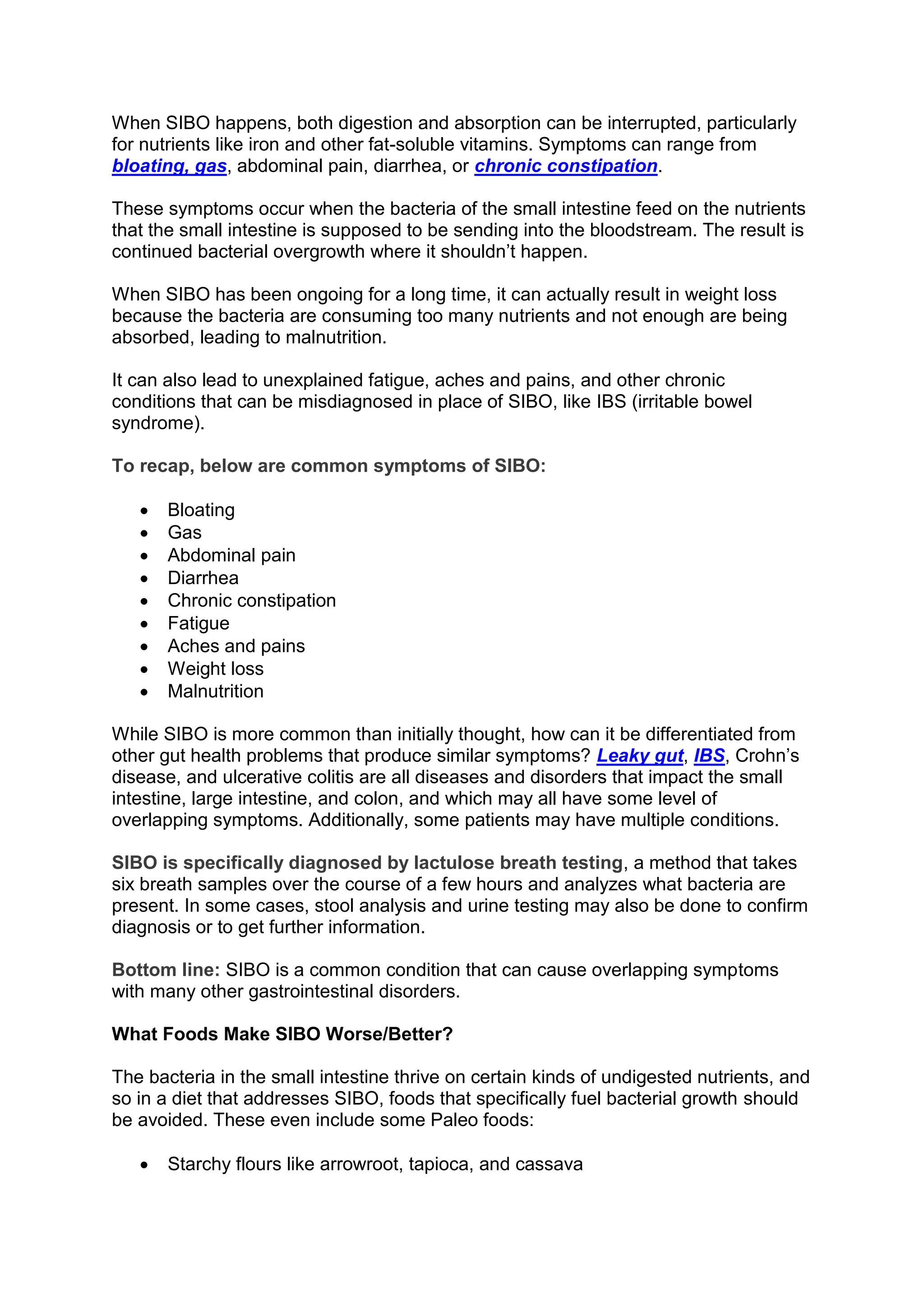 What is SIBO and 5 Ways to Heal SIBO.pdf | Digestive Disorders ...