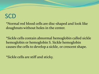 What is sickle cell anemia | PPT