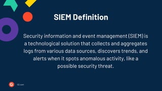 What is SIEM? A Brilliant Guide to the Basics | PDF | Operating Systems ...