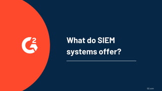 What is SIEM? A Brilliant Guide to the Basics | PDF