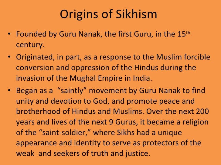 Sikh History Sikhism