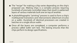 What is silicon chips | PPTX | Chemistry | Science