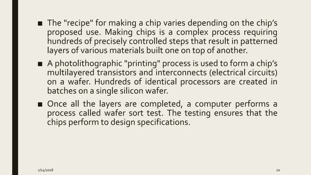 What is silicon chips | PPTX | Chemistry | Science