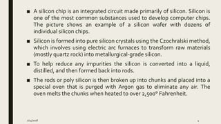 What is silicon chips | PPTX