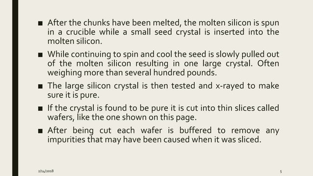 What is silicon chips | PPTX | Chemistry | Science