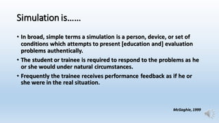 ACTEP2014: What is simulation | PPT