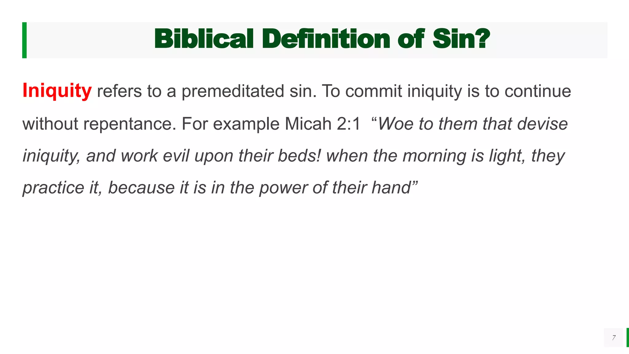 What is Sin? | PPTX