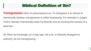 What is Sin? | PPTX