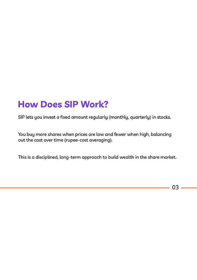 What is sip and What are its Benefits in 2024 | PDF