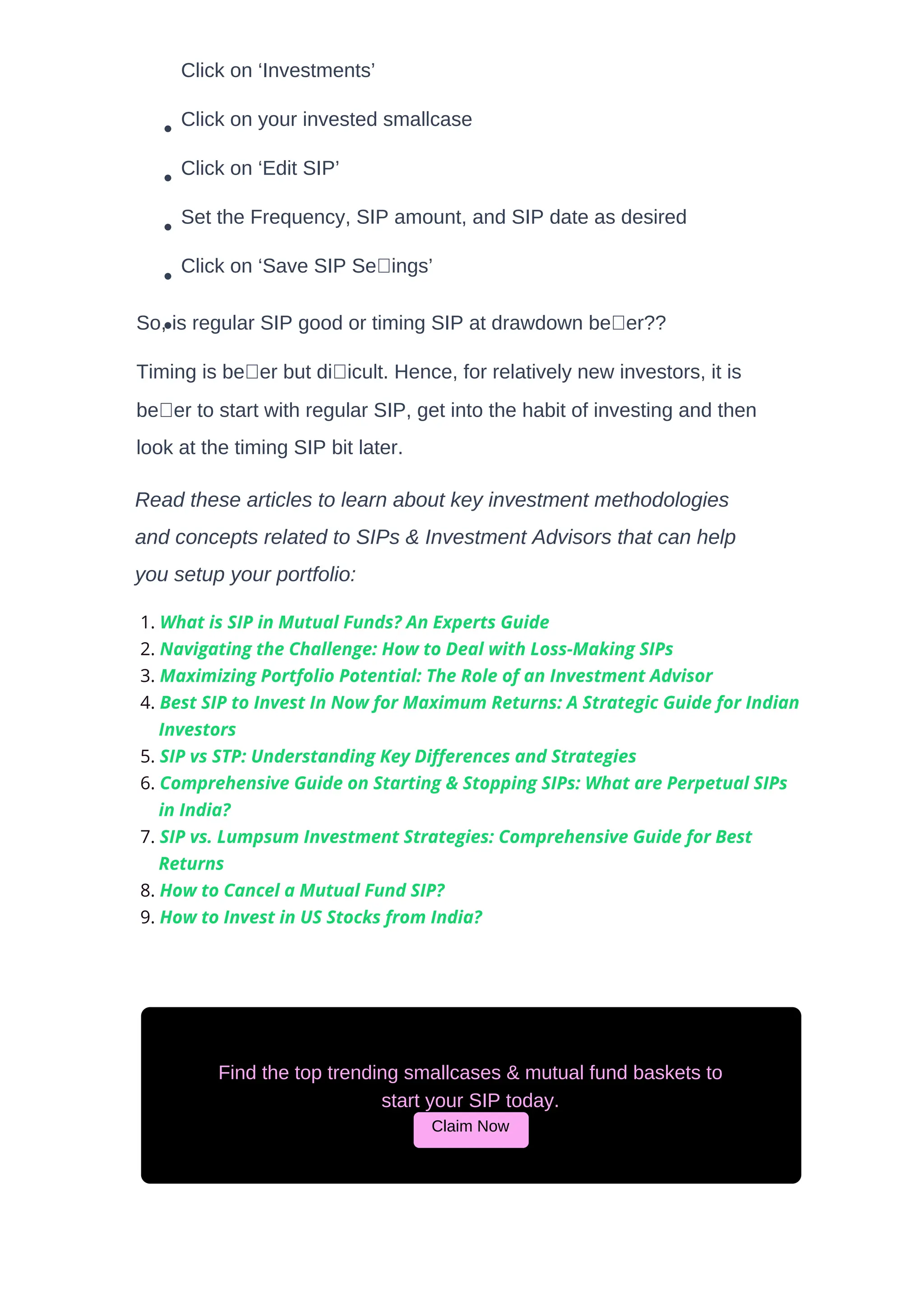 What is SIP Investment? | Comprehensive Guide to Systematic Investment ...