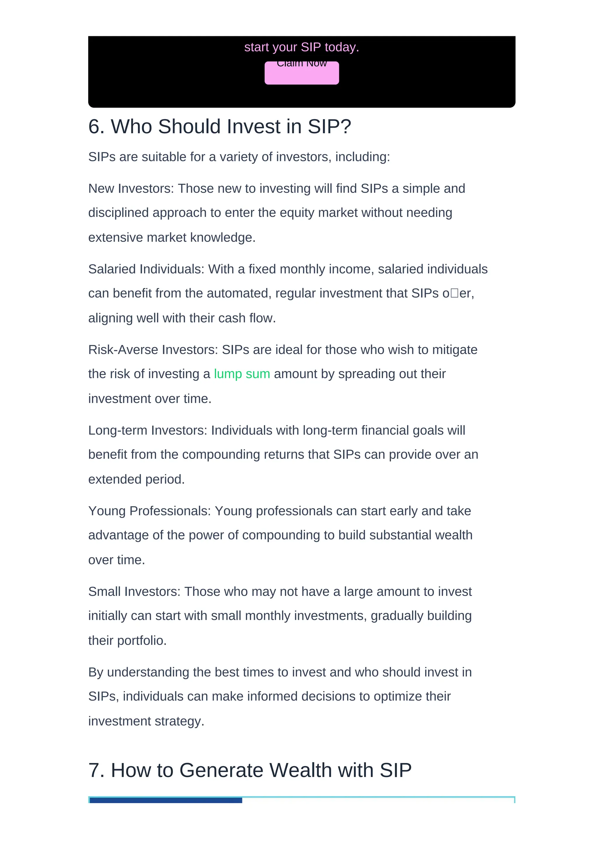 What is SIP Investment? | Comprehensive Guide to Systematic Investment ...