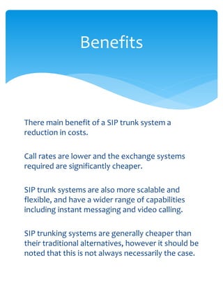 What is SIP Trunking? | PDF