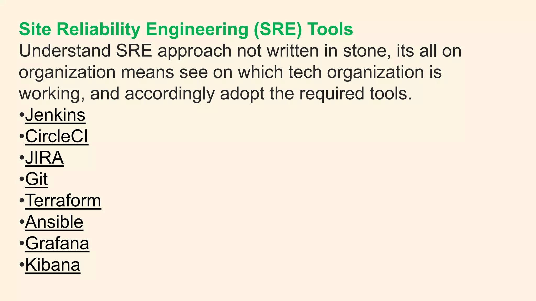 What is Site Reliability Engineering (SRE) | PPTX