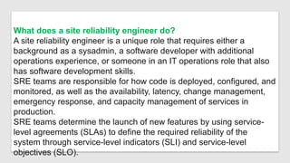 What is Site Reliability Engineering (SRE) | PPTX