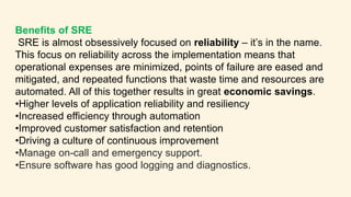 What is Site Reliability Engineering (SRE) | PPTX