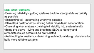 What is Site Reliability Engineering (SRE) | PPTX | Civil Engineering ...