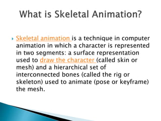 What is Skeletal Animation Technique? | PPTX