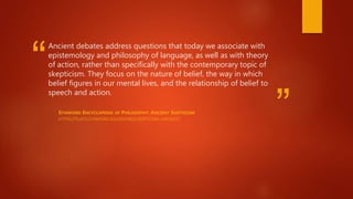 What is Skepticism? | PPTX