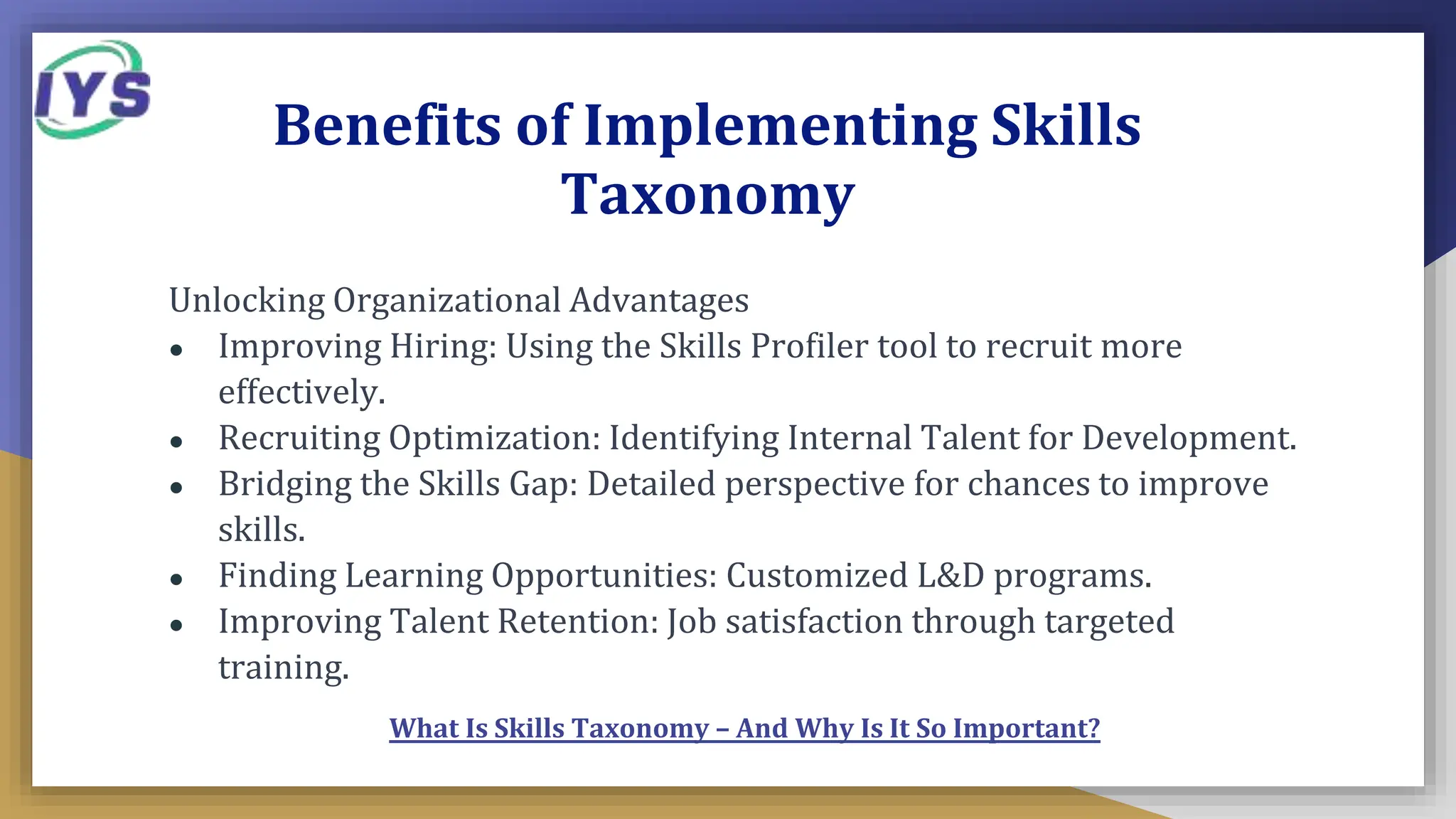 What Is Skills Taxonomy – And Why Is It So Important ? | PPT