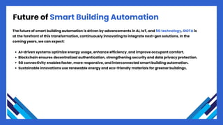 What is Smart Building Automation - SIOTA | PDF