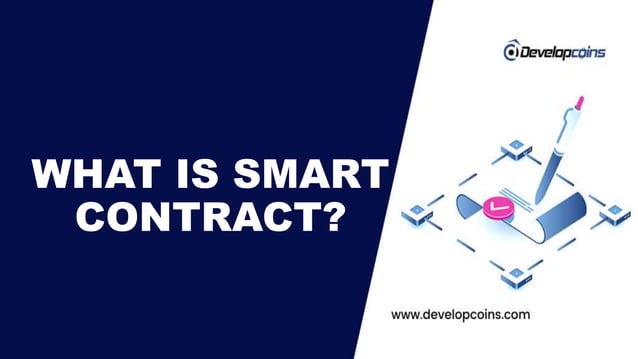 What is smart contract | PPT