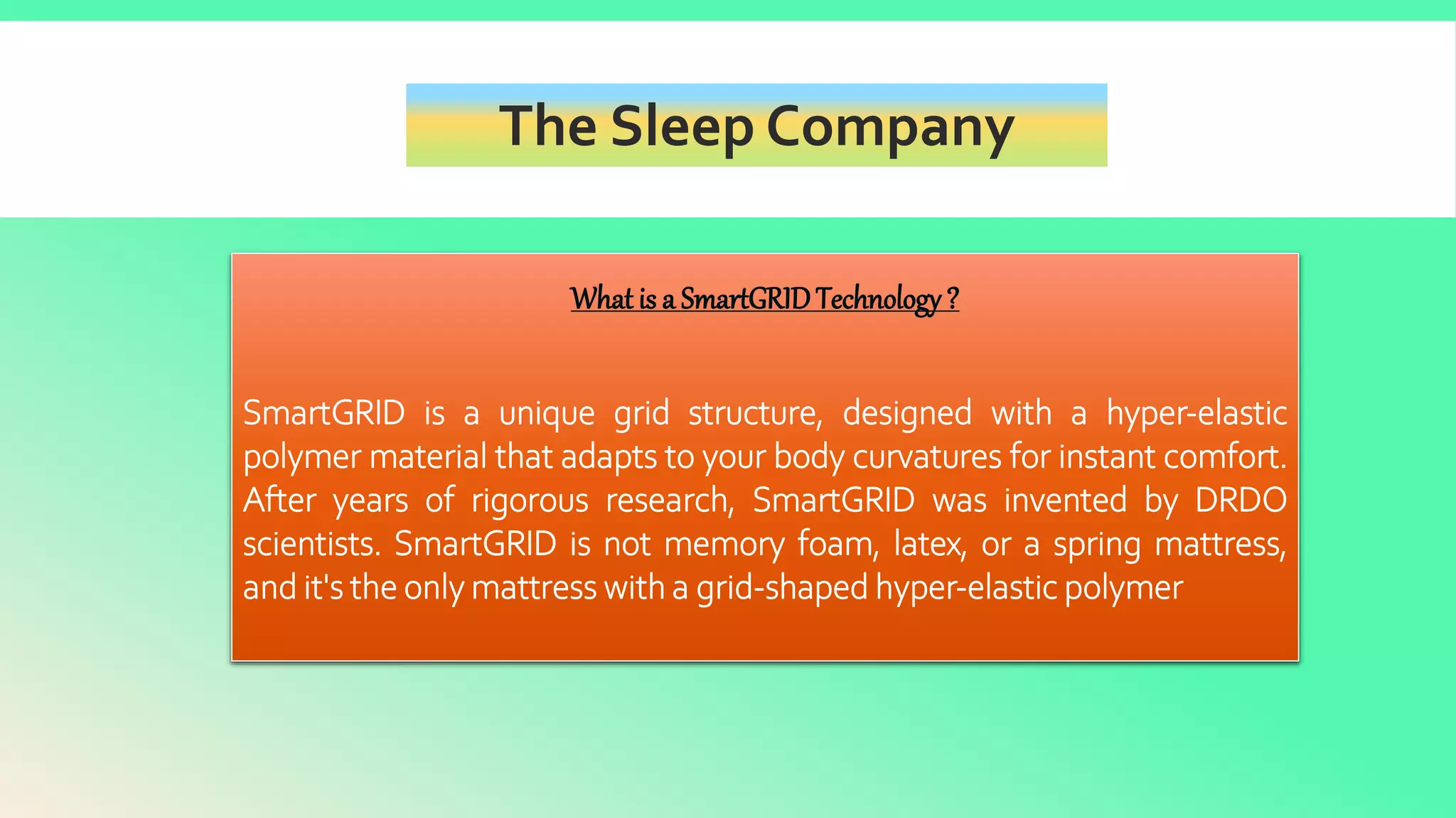 What is smartgrid Mattress.pptx