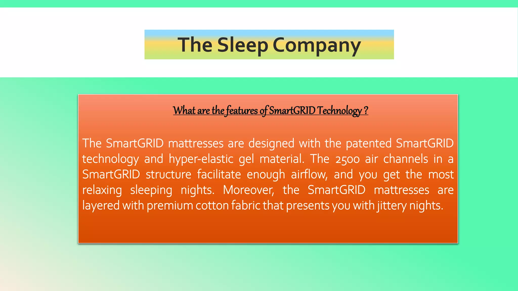 What is smartgrid Mattress.pptx