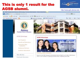 What Is So Ateneo About the AGSB? | PPTX