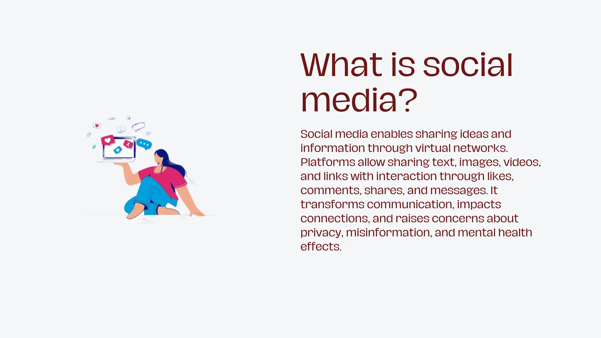What is social media.pdf Social media refers to digital platforms and ...