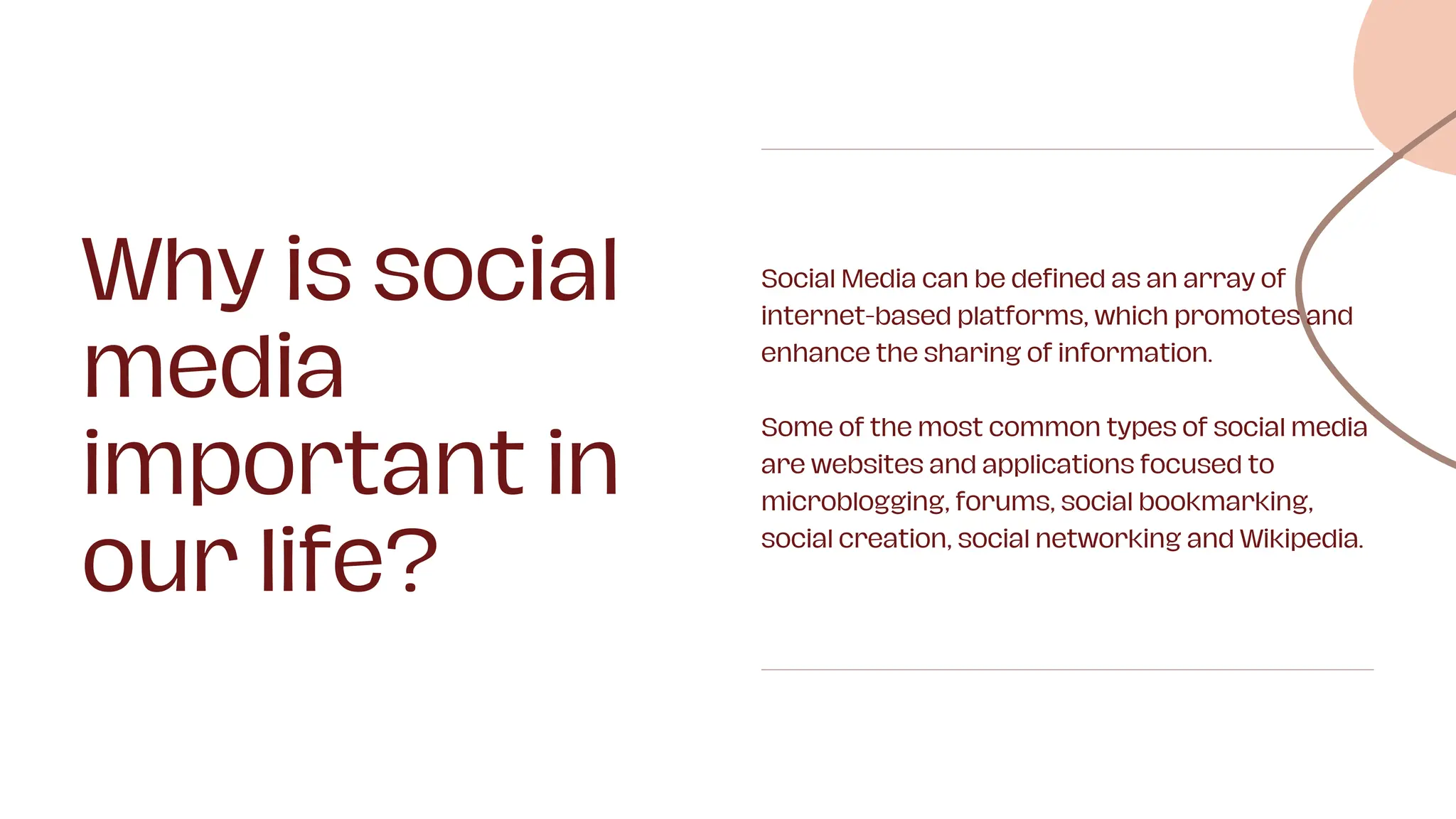 What is social media.pdf Social media refers to digital platforms and ...