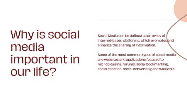 What is social media.pdf Social media refers to digital platforms and ...