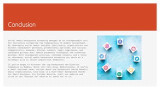 What is Social Media Background Screening.pptx