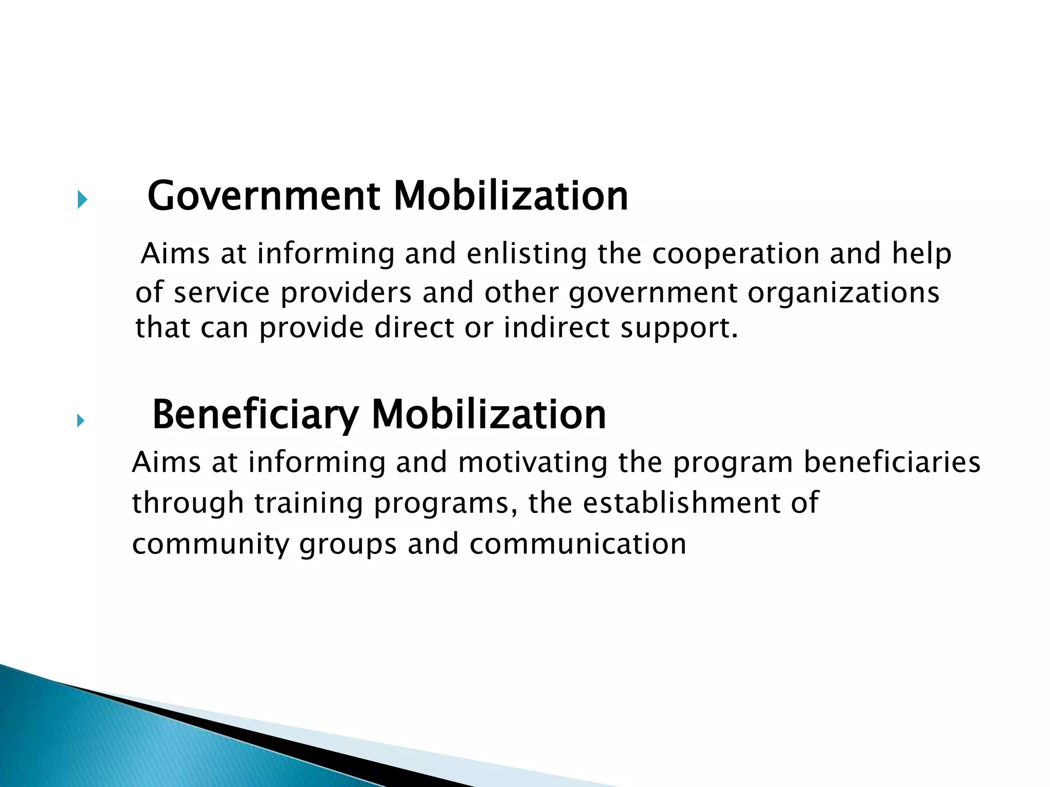 social mobilization and role of media | PPTX