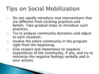 social mobilization and role of media | PPTX