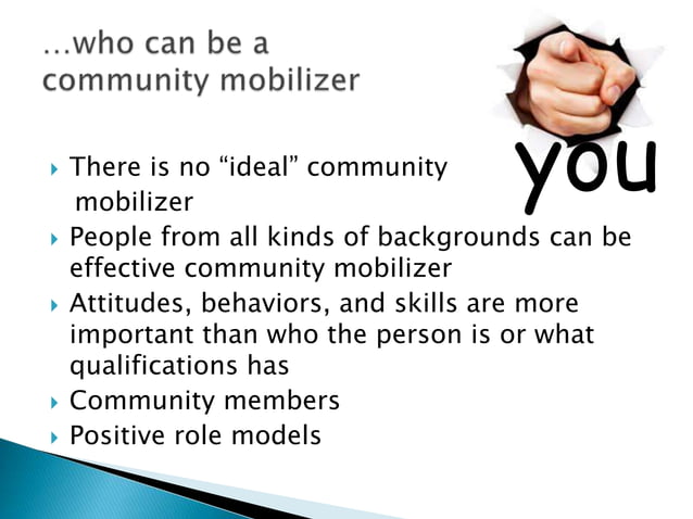 social mobilization and role of media | PPTX